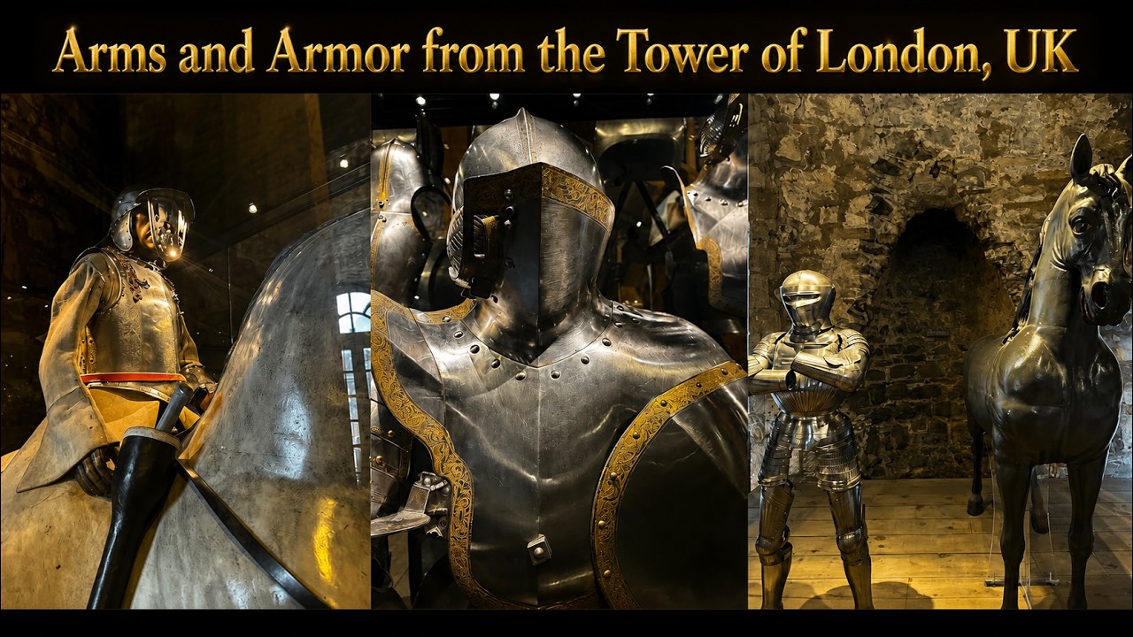 Arms and Armor from the Tower of London, UK - YouTube