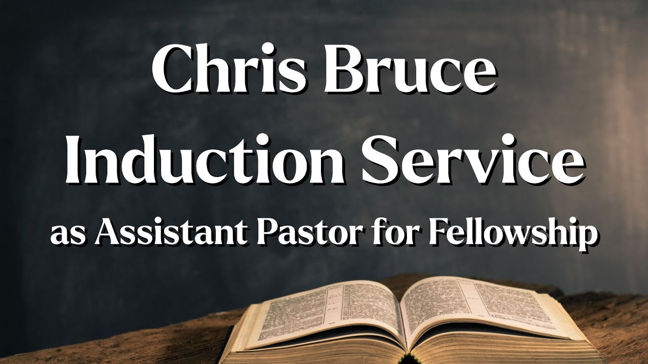 Chris Brue Induction Service as Assistant Pastor for Fellowship ...