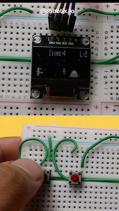 Starwar game using OLED display Push button and Arduino Nano 🔥😊 - YouTube