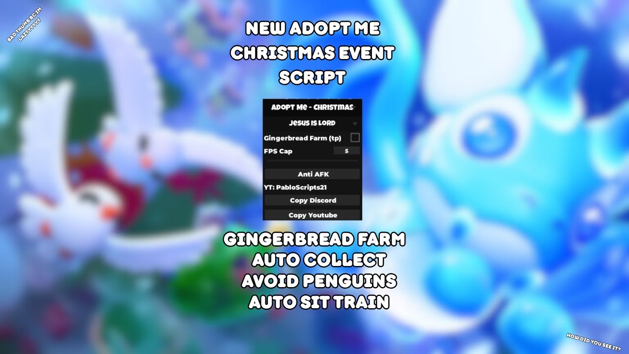 [NEW] ️ Adopt Me Christmas Event Script! | Ice Skating Autofarm, Avoid Penguins & Much MORE!⛄ ...