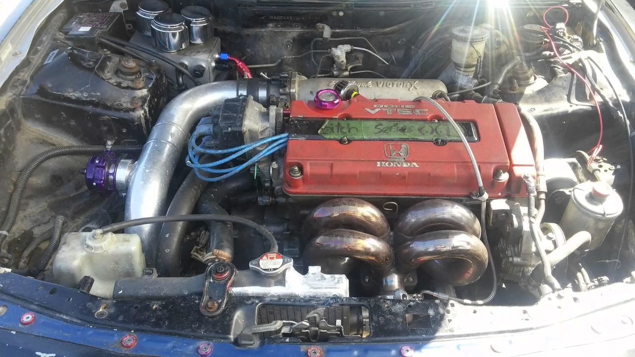 B16a turbo - YouTube