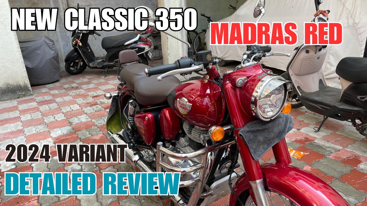 NEW RE CLASSIC 350 MADRAS RED | DETAILED REVIEW,EX-SHOWROOM PRICE ...