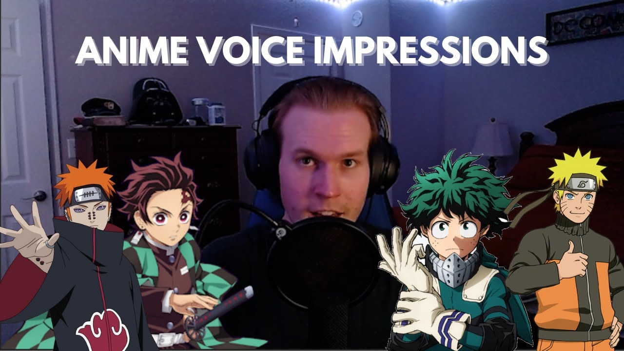 ANIME VOICE IMPRESSIONS (Demon Slayer, MHA, and Naruto) - YouTube