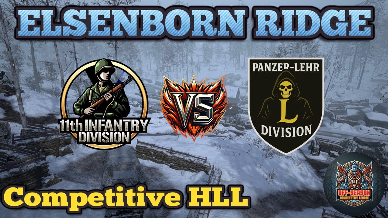 Hell Let Loose - 11th Infantry Division vs Panzer Lehr - Elsenborn ...