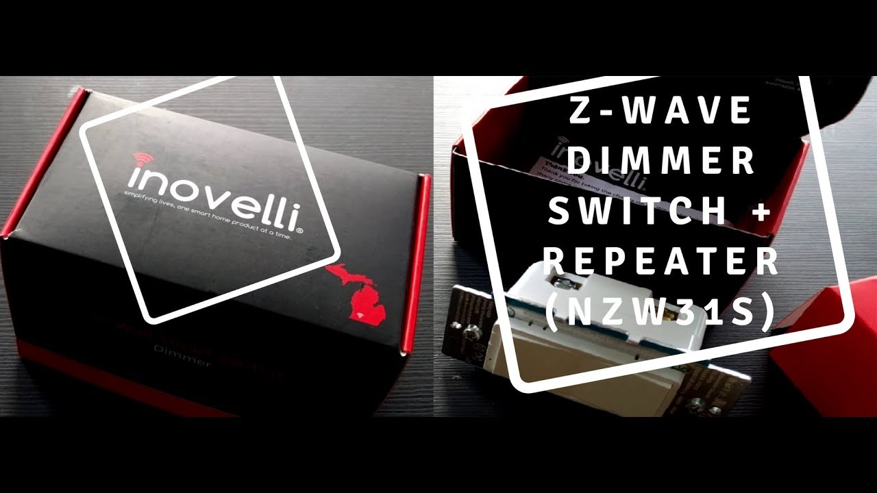 Inovelli Z-Wave Dimmer Switch + Repeater Unboxing, Install & Review ...