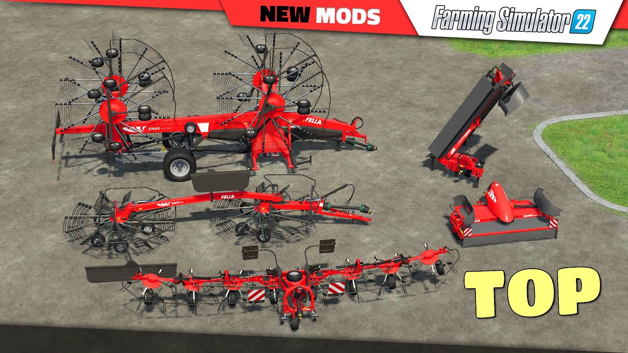 FS22 | FELLA Grassland Equipment (by VertexDezign) - Farming Simulator ...