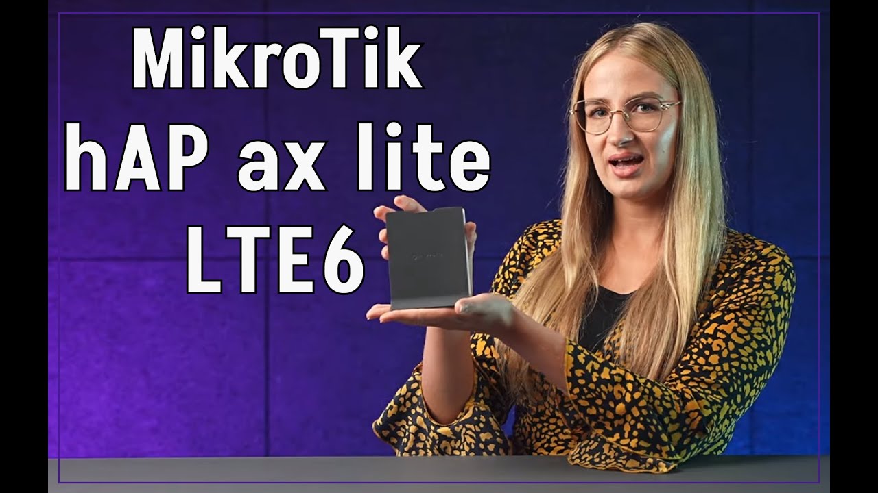 MikroTik hAP ax lite LTE6 - YouTube