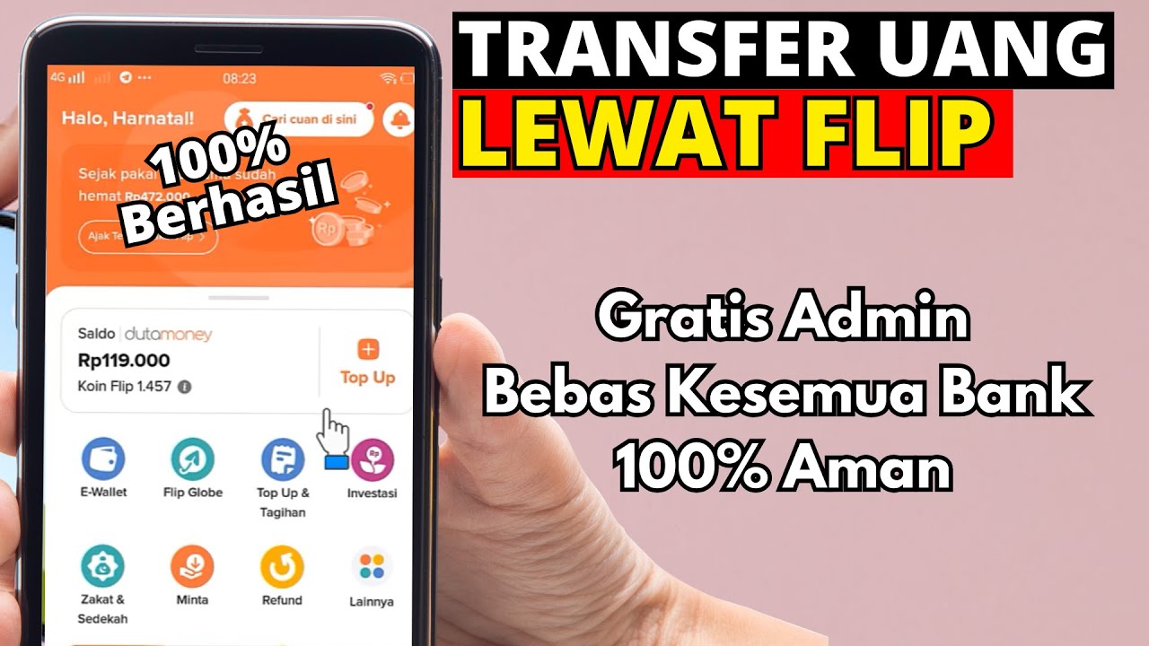 Cara Kirim Uang Lewat Flip Gratis Tanpa Biaya Admin - Cara Transfer ...
