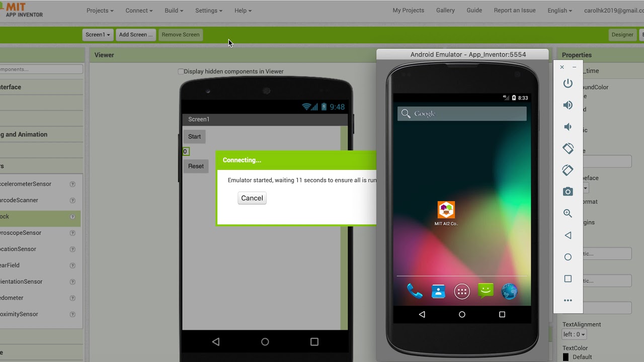 App inventor 2 -Timer 計時器 - YouTube