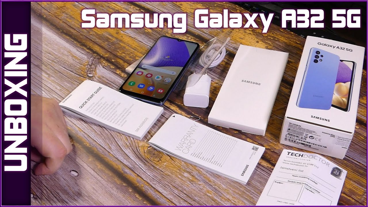 Samsung Galxy A32 5G unboxing and first look - YouTube