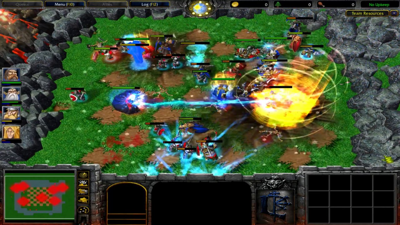 Warcraft III: War Chess - YouTube