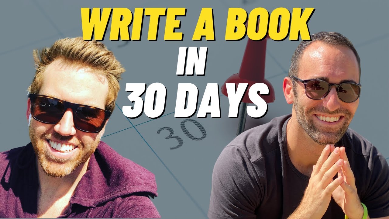 How To Write Your Book In 30 Days with Joshua Sprague - YouTube
