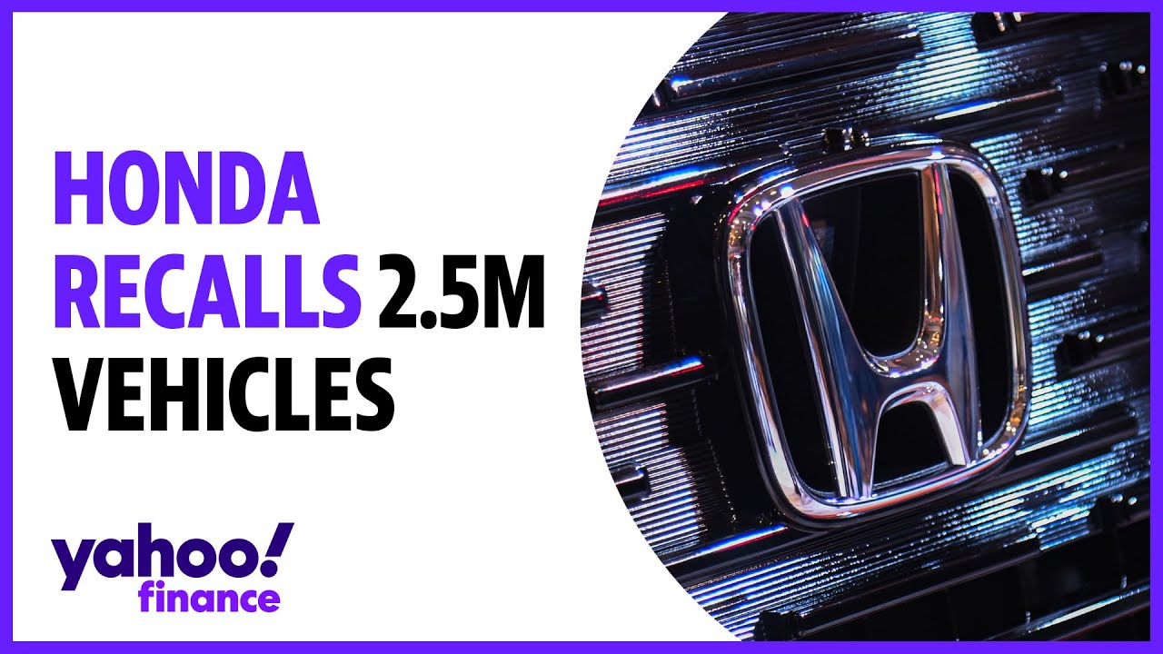 Honda recalls 2.5M vehicles due to fuel pump issue - YouTube