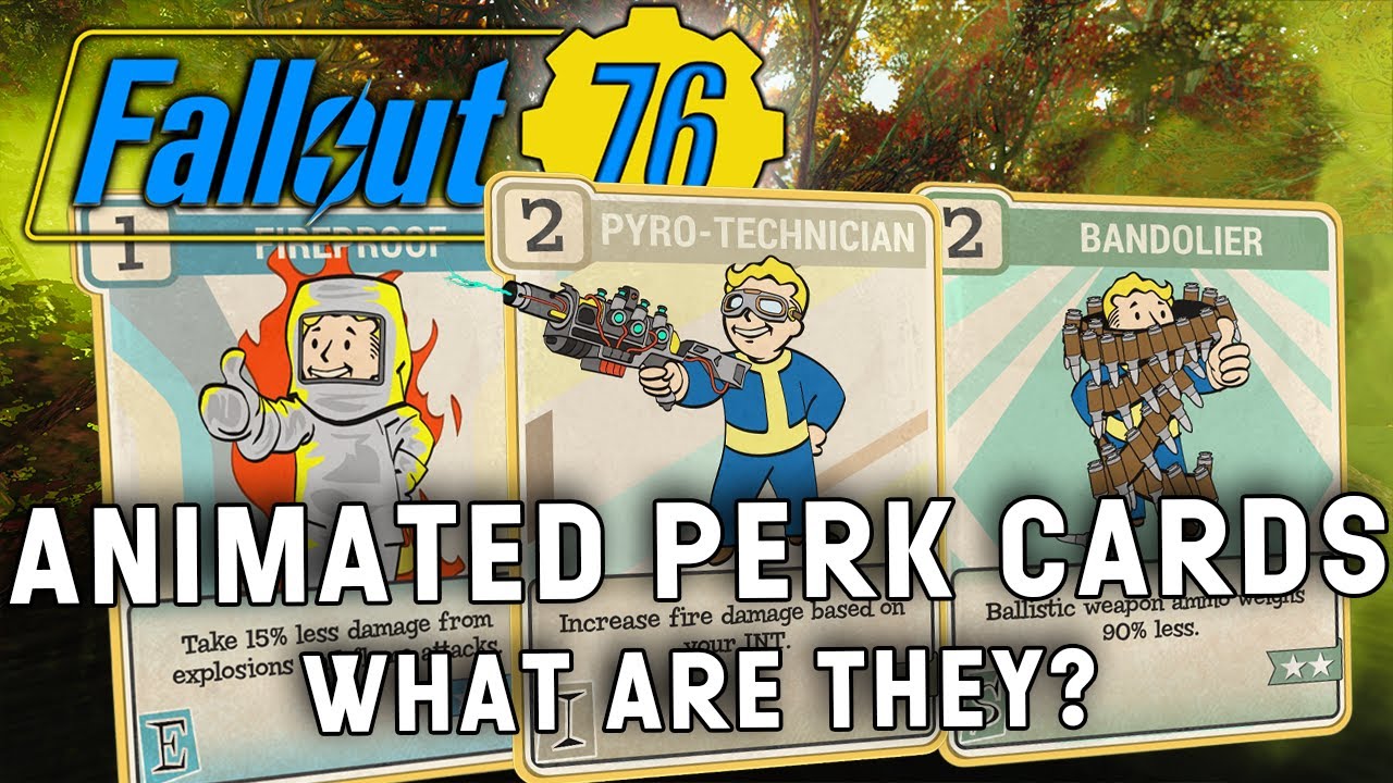 Why Do So Many Players Collect Animated Perk Cards In Fallout 76? - YouTube