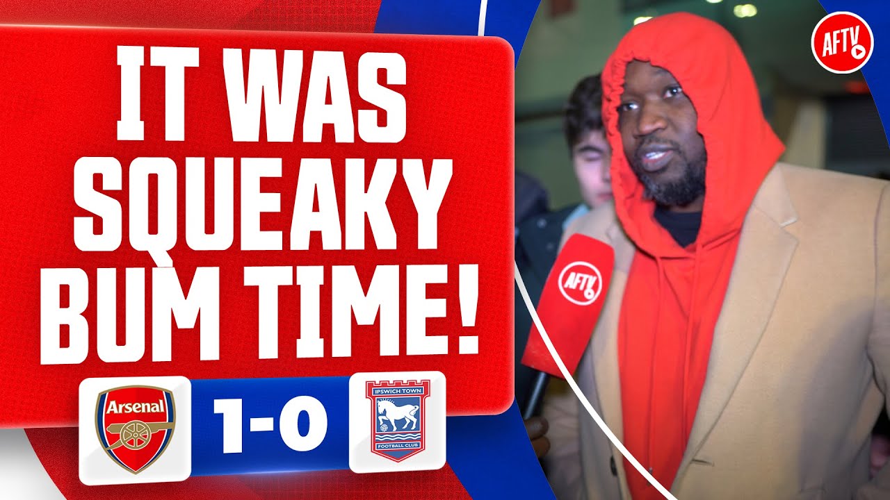 It Was Squeaky Bum Time! @strictostrict | Arsenal 1-0 Ipswich - YouTube