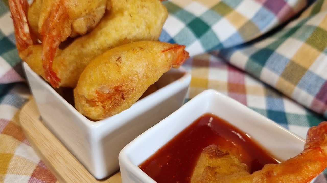 camarão Panado com molho Agridoce 😍 Beignets de Crevettes @azzores9 ...