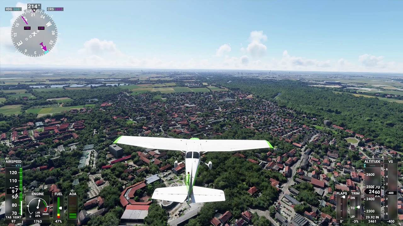 FS2020 - VFR from EDDM to Munich and back - YouTube