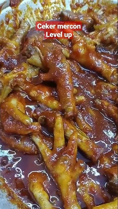 ceker mercon level max | resep ayam ceker mercon #shorts #ytshorts - YouTube
