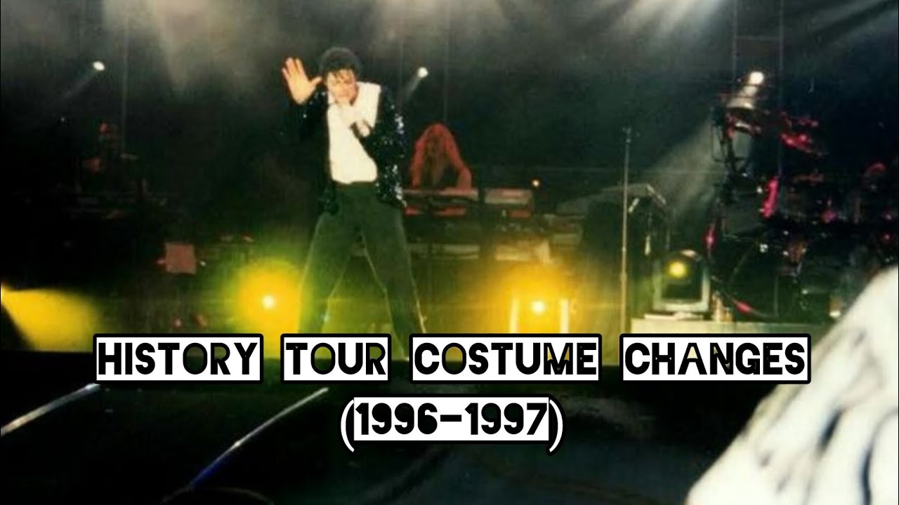 HIStory Tour Costume Changes (1996-1997) - YouTube