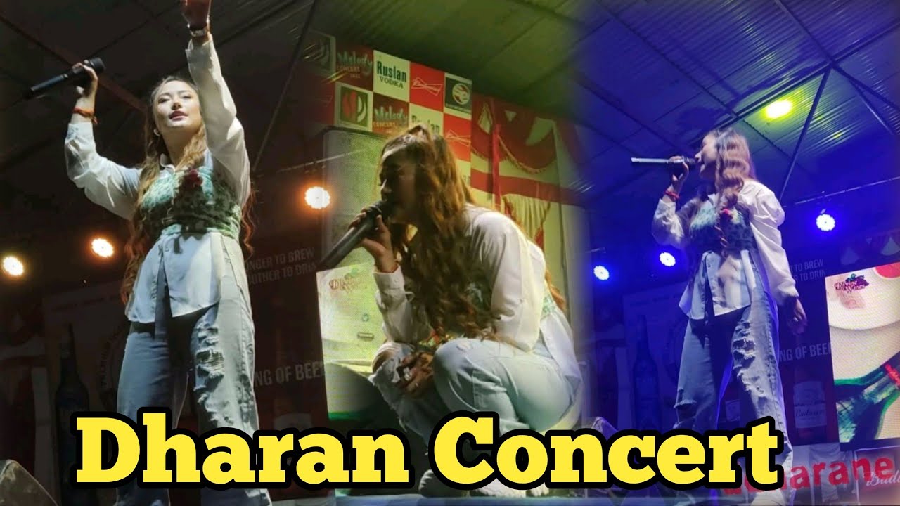 Melina Rai Full performance Dharan concert / Berdweiser Melody concert 2022 public high school ...