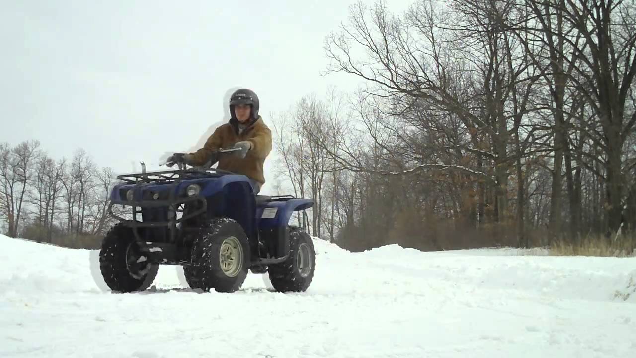 ATV donuts and drifting TRAILER - YouTube