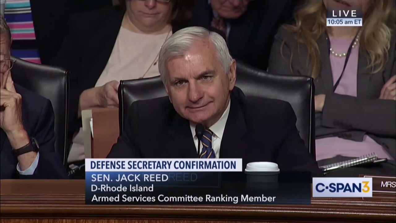 Reed Questions Secretary Of Defense Nominee Mark Esper Youtube