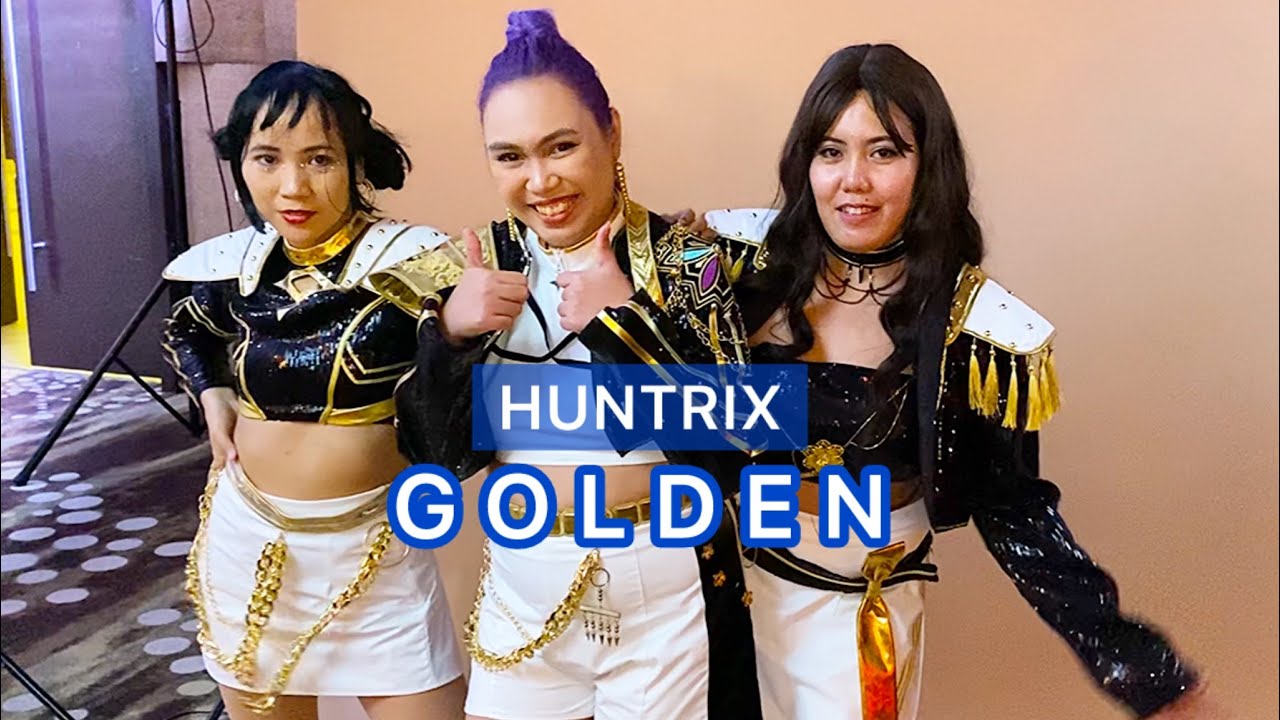 HUNTRIX GOLDEN LIVE PERFORMANCE (KPOP DEMON HUNTERS) - YouTube