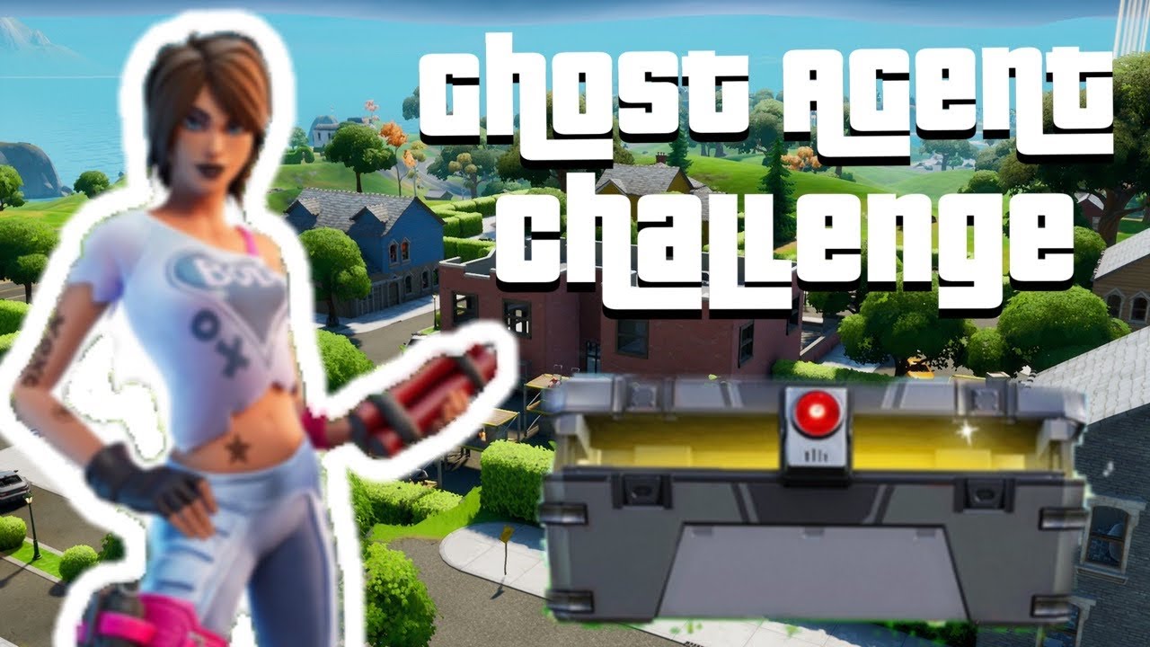 *CRAZY* Ghost Agent Challenge! Fortnite Battle Royale - YouTube