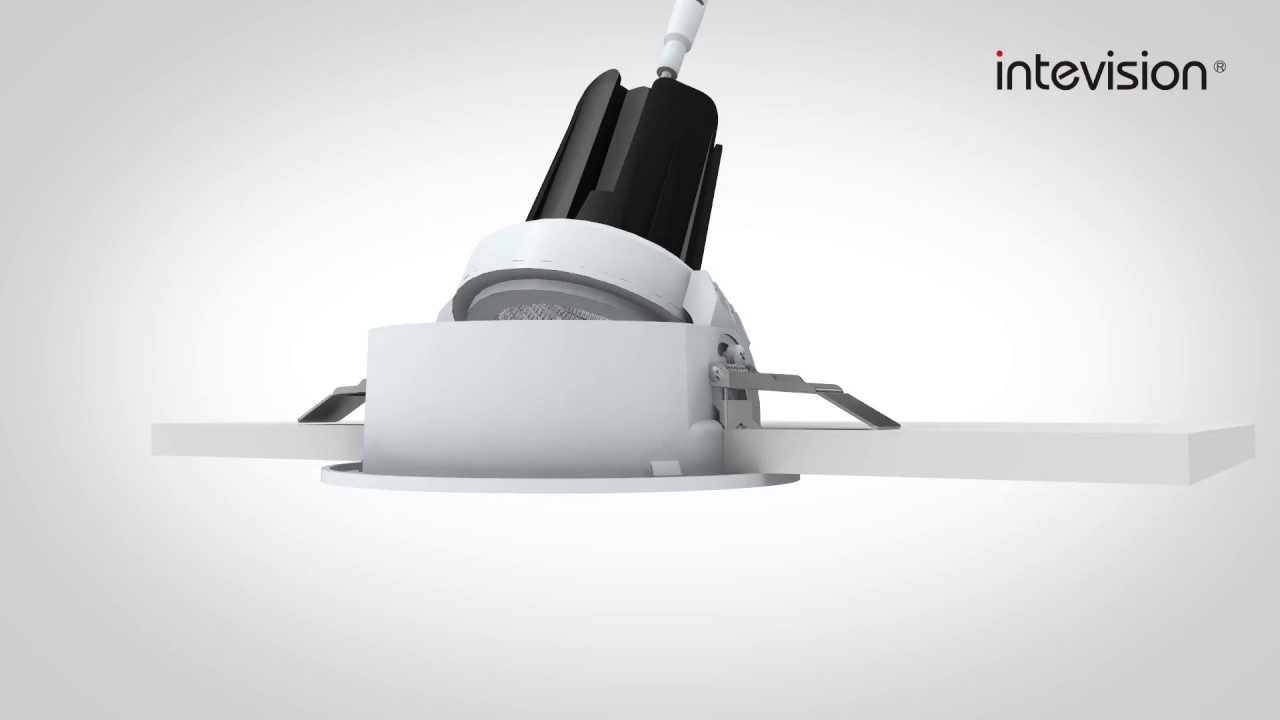 LED recessed Modular downnlight - YouTube