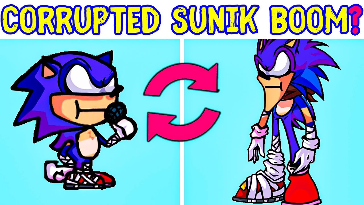 Sunky + Sonic Boom = Corrupted Sunik Boom? FNF Swap Characters (Friday ...