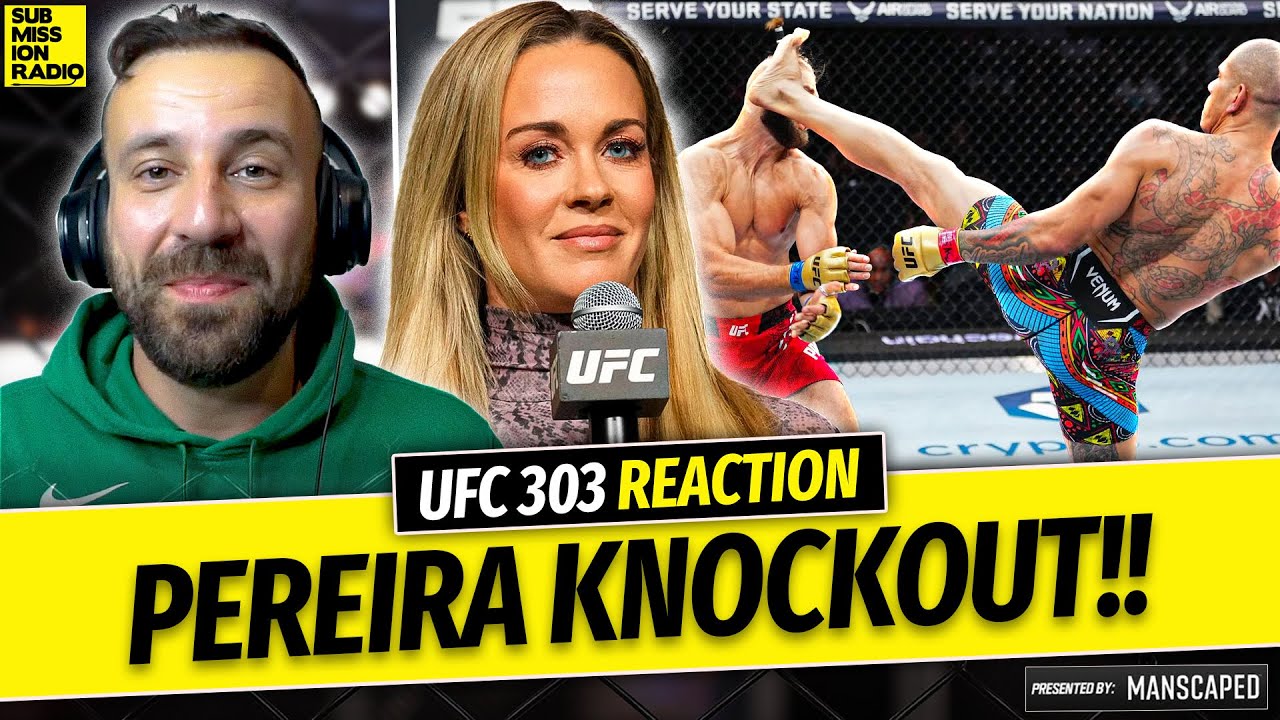 UFC 303 REACTION: Alex Pereira INSANE KO, Alex at Heavyweight, What's ...