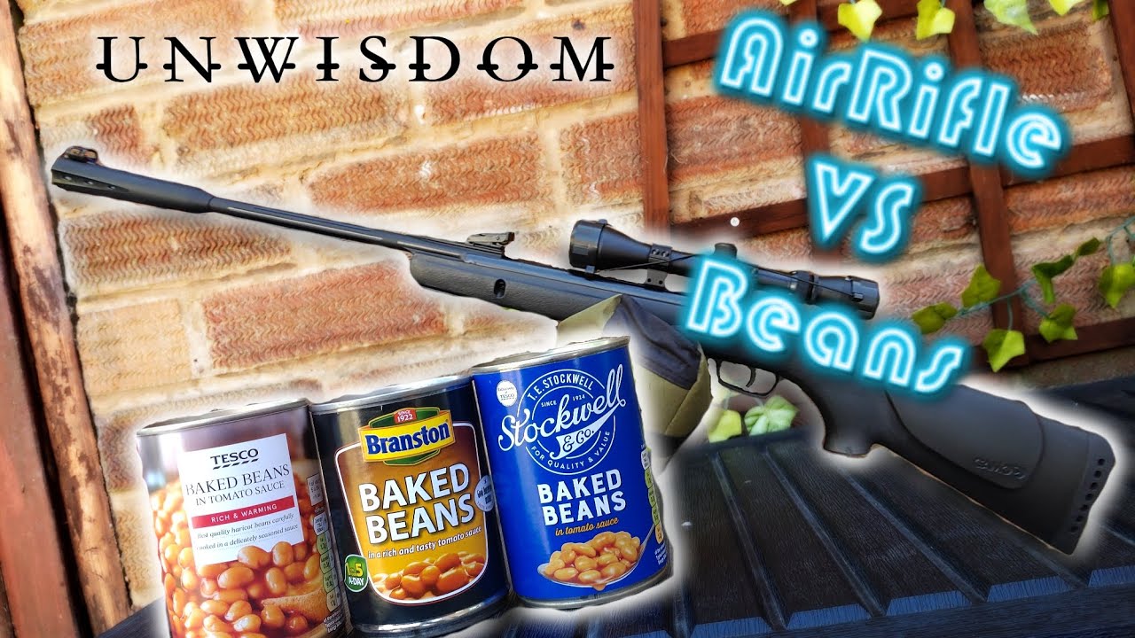 Air rifle VS Beans - Unwisdom - YouTube