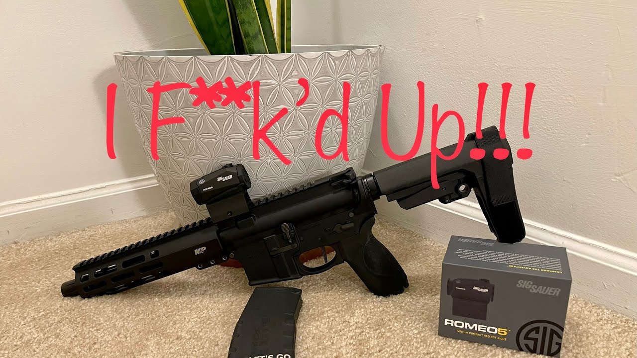 Sig Romeo 5 on M&P AR Pistol x Unboxing - YouTube