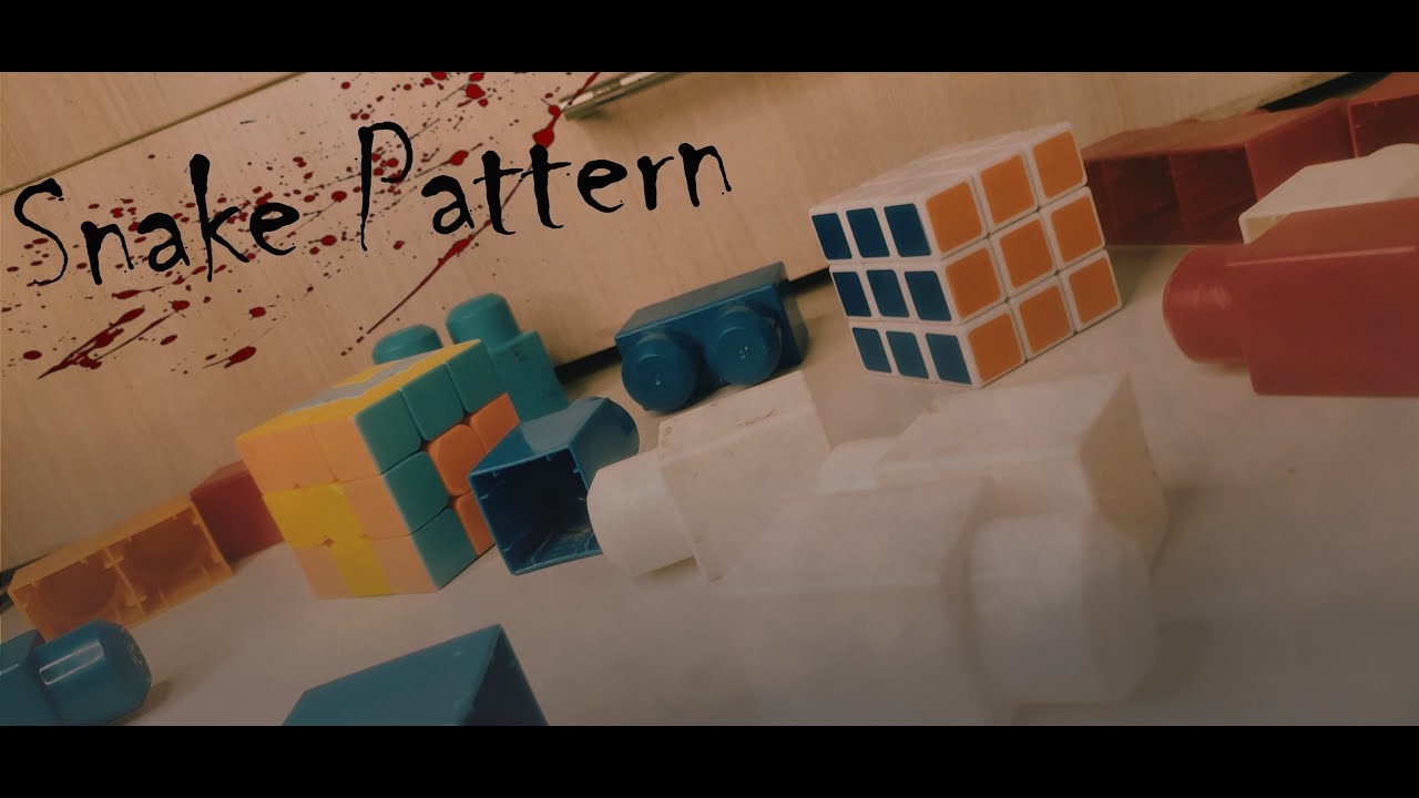 Snake Patter | Step- By-Step | With Formulas | 3X3 cube | Horror Theme ...