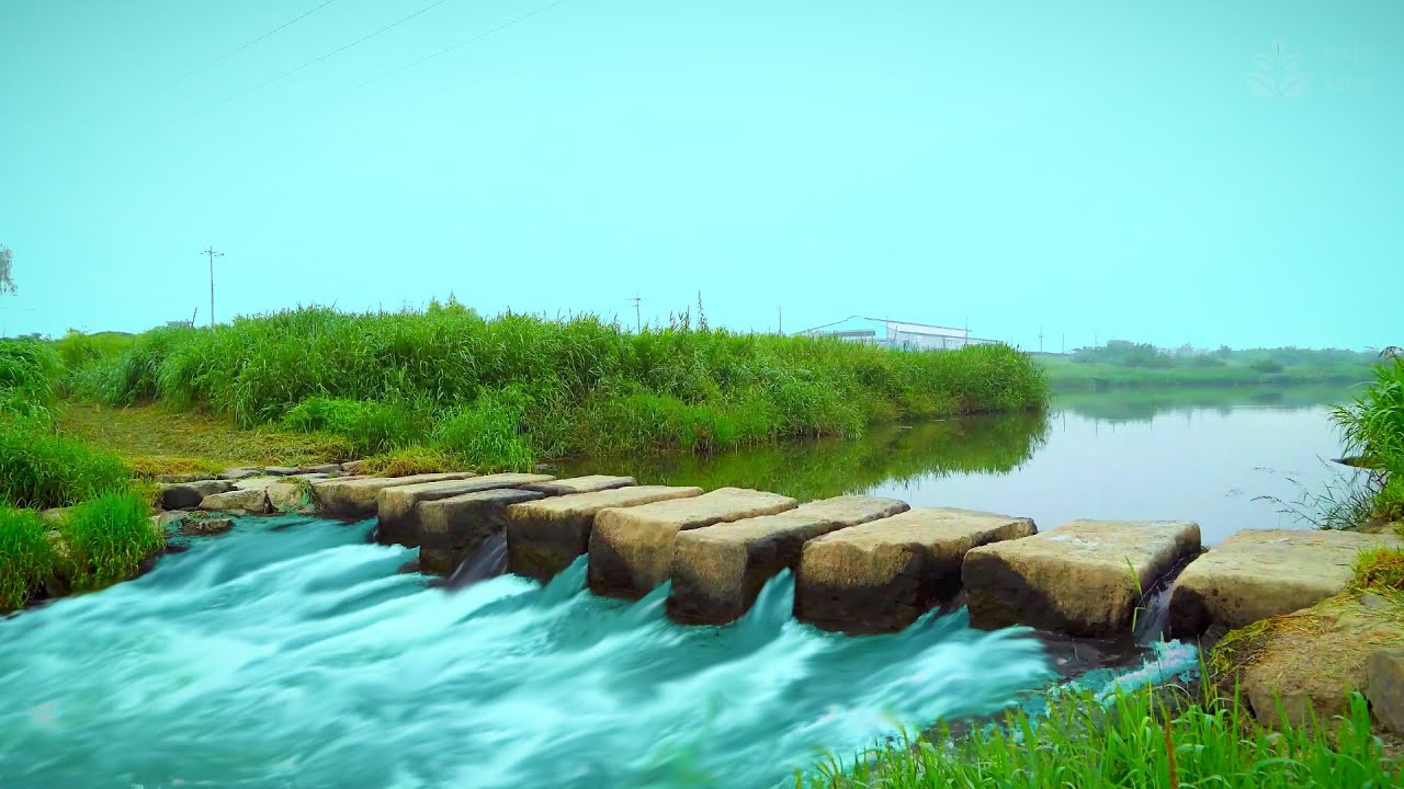 Running water sounds, Calming river flowing. 10 hourd water white noise ...