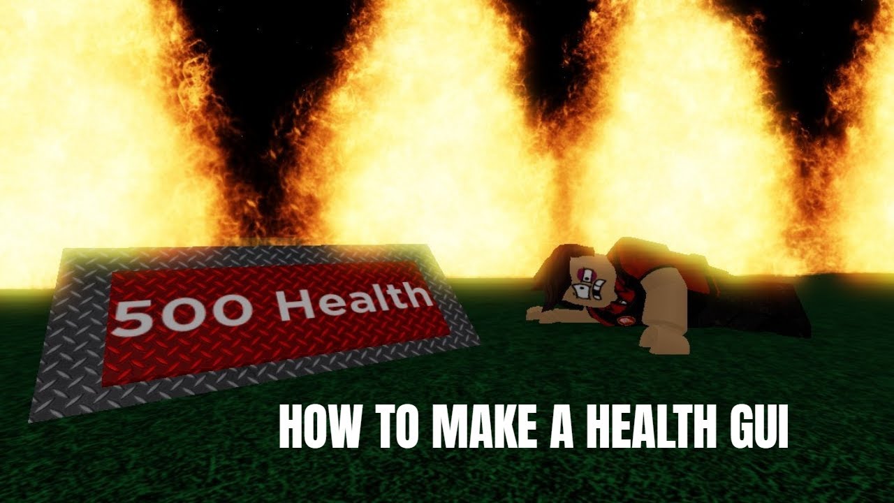 Roblox Studio How To Make A Health Gui - YouTube