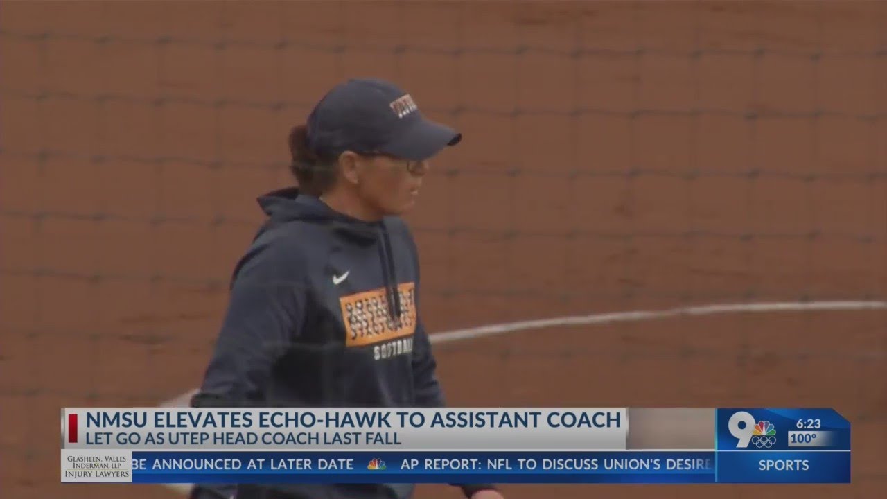Echo-Hawk becomes full-time NMSU assistant - YouTube