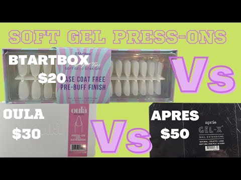 BTArtbox Nails| Comparing $20 soft Gel Press-Ons to $50 Soft Gel Press ...