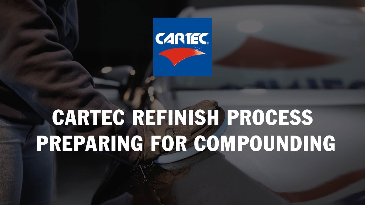 Cartec Refinish Process - Preparing For Compounding - YouTube