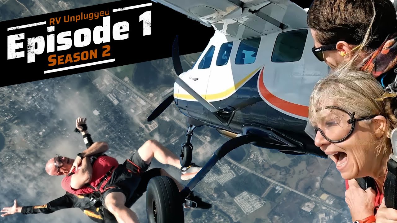 Skydiving for the team - RV Unplugged Episode 1 - YouTube