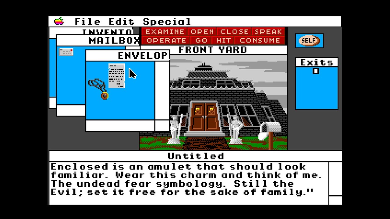 Apple IIGS Game: Uninvited (1988 Mindscape) - YouTube