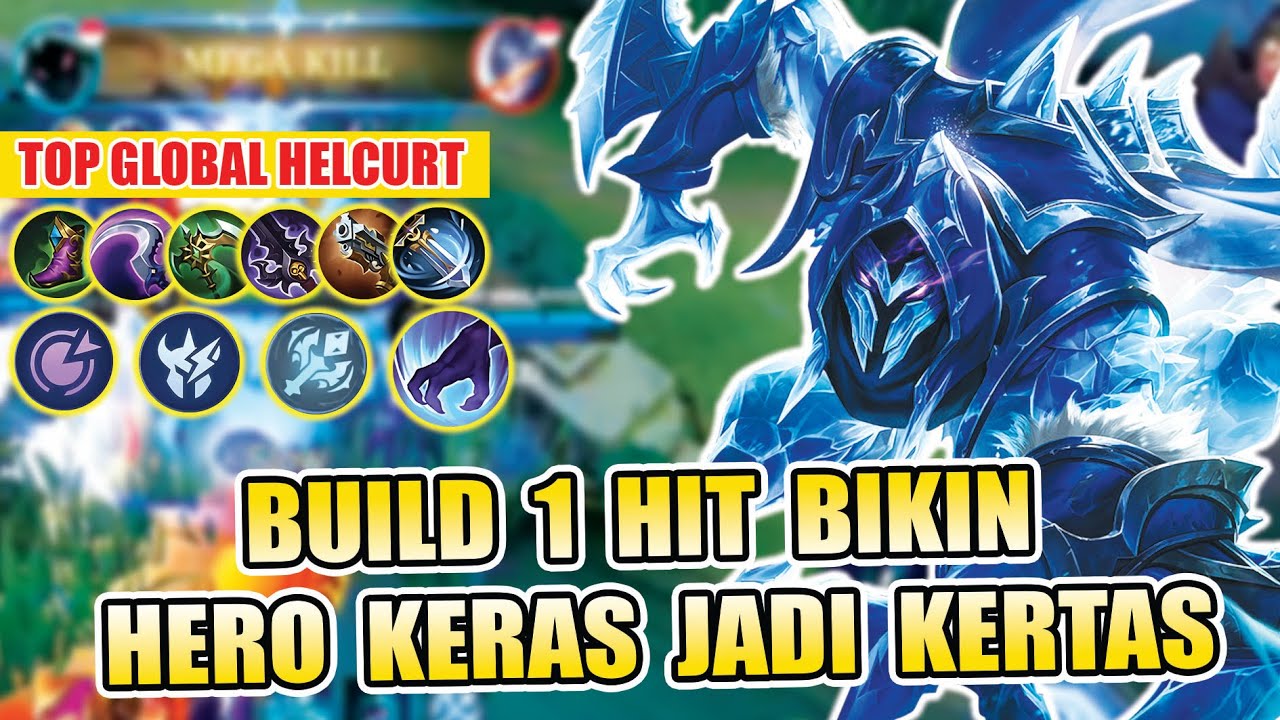 PERFECT GAMEPLAY TOP GLOBAL 1 HELCURT BEST 1 HIT BUILD 2023! TOP GLOBAL ...