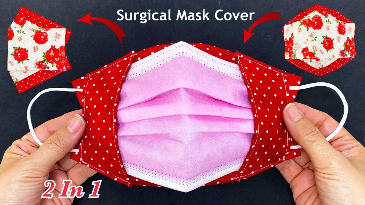 New! Diy Easy Surgical Mask Cover Sewing Tutorial | How to Make Medical ...