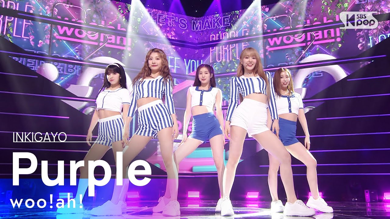 woo!ah!(우아!) - Purple @인기가요 inkigayo 20210613 - YouTube