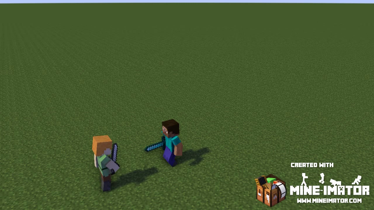 The Battle minecraft animation - YouTube