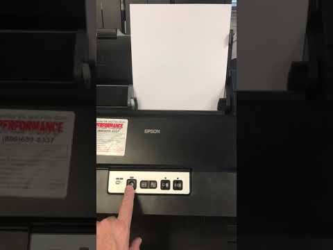 Epson Artisan 1430 Nozzle Check - YouTube