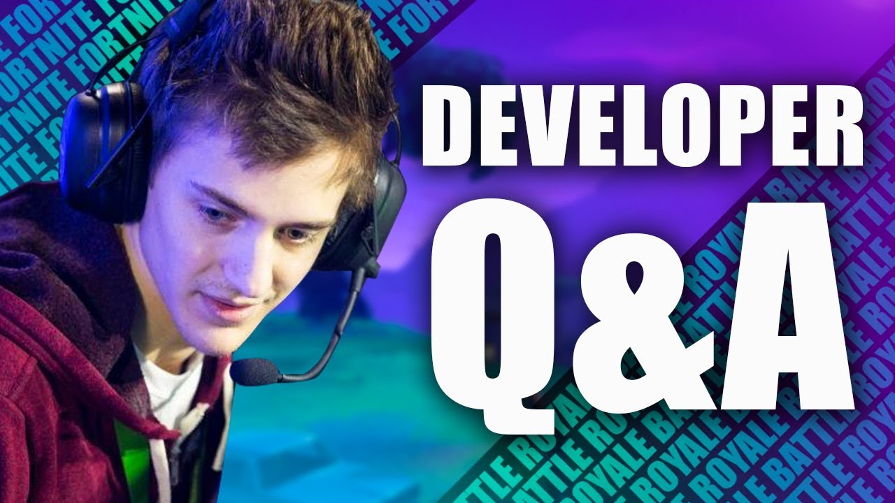 Fortnite Developer Q&A / Suggestions with Ninja ( Fortnite Battle ...