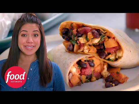 Burritos de batata doce e feijão preto | Sabores da Fazenda com Molly ...