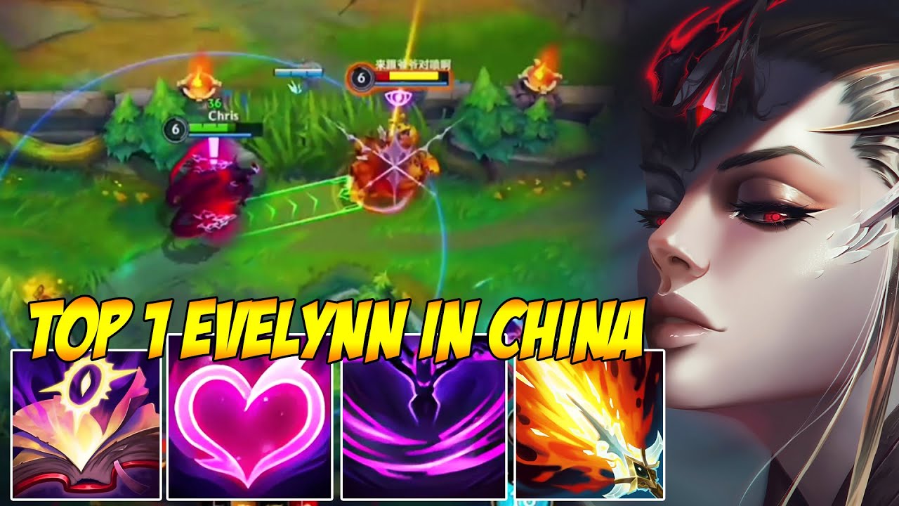 TOP 1 EVELYNN IN CHINA WILD RIFT - WTF! IS THIS DAMAGE - YouTube