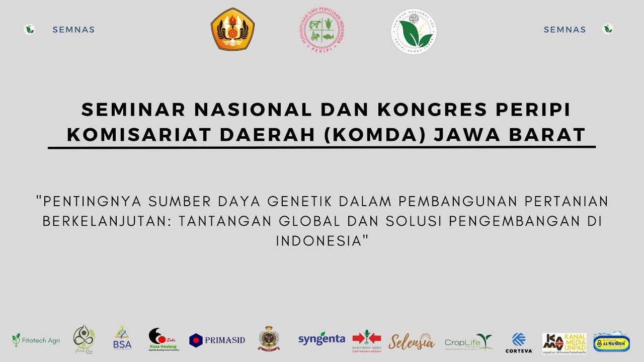 Seminar Nasional dan Kongres PERIPI Komda Jabar 2023 - YouTube